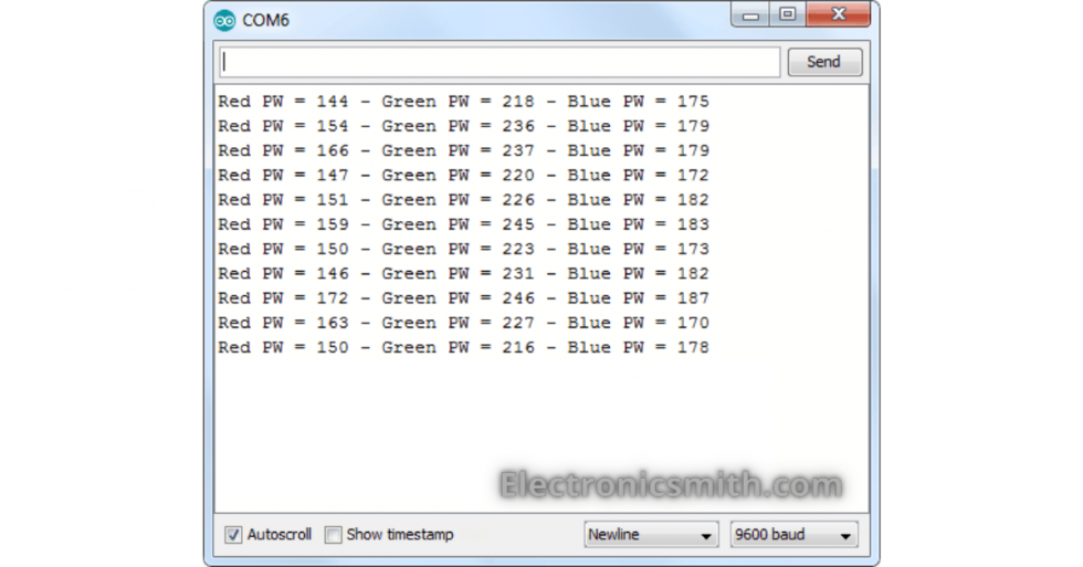 Tcs3200tcs230 Color Sensor Working And Arduino Interface Electronic