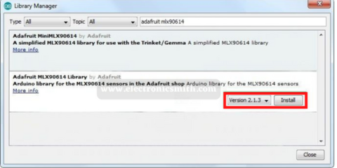 Working and Arduino interface of MLX90614 IR sensor