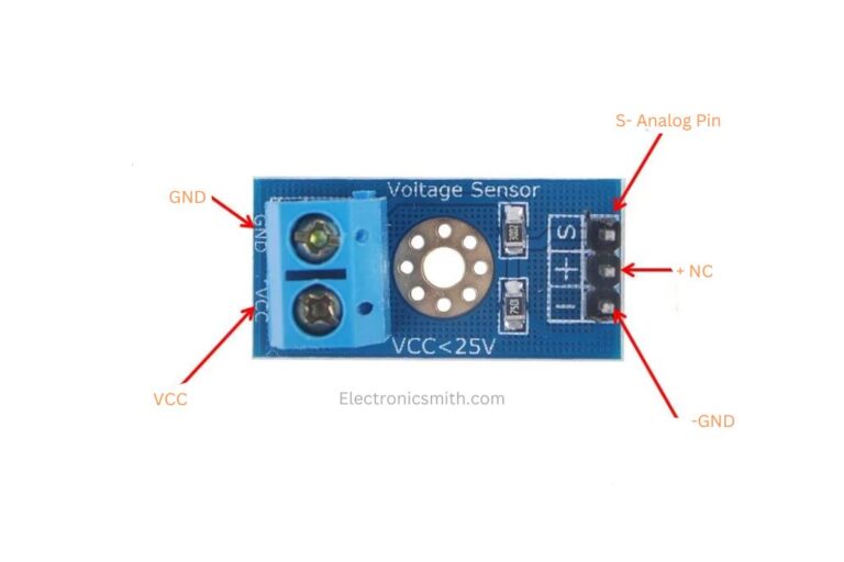 How to use Voltage sensor with Arduino - Electronic Smith