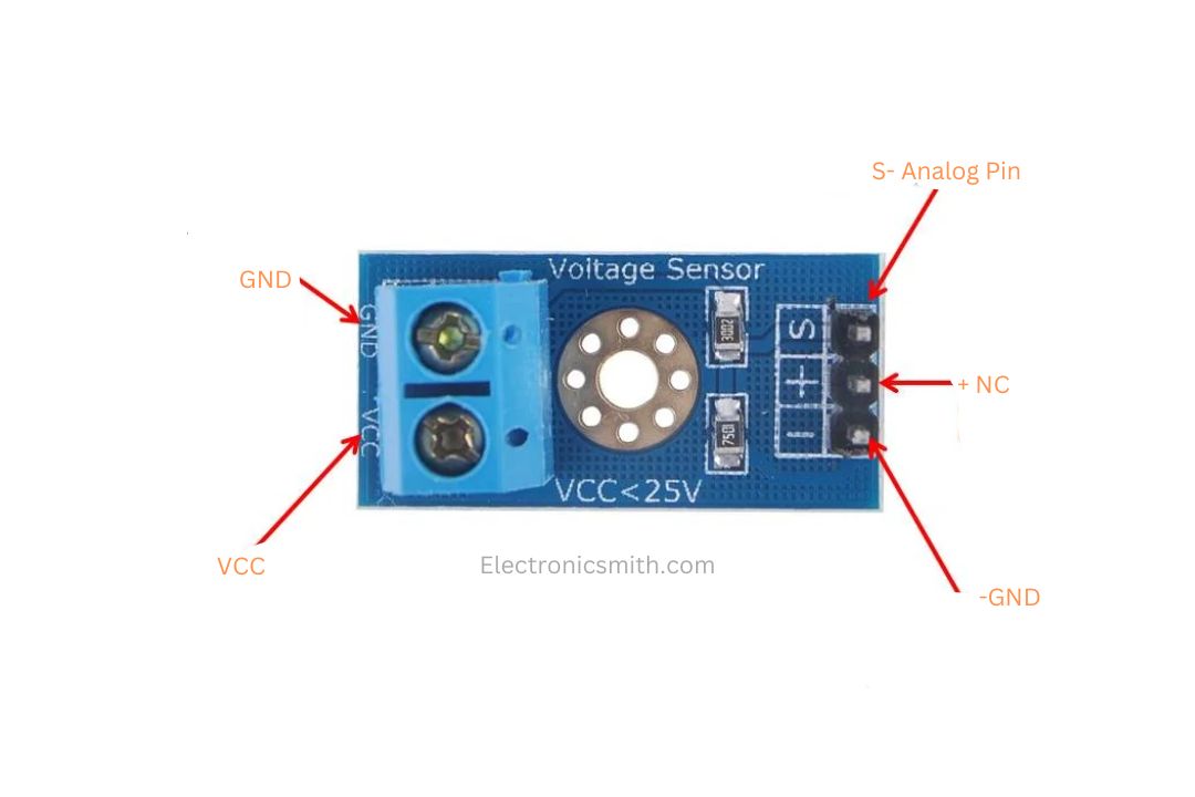 How to use Voltage sensor with Arduino - Electronic Smith
